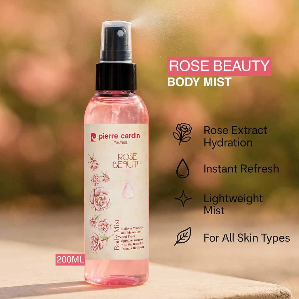 Best Body Mist 200ml - Rose Beauty Price in Pakistan at Pierre Cardin ...